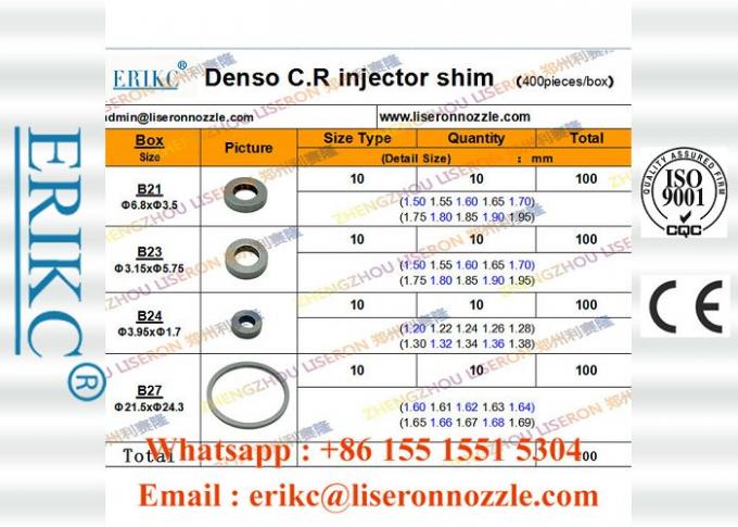 Erikc Injector Shims B27 Common Rail Injection Washers Spacers And Shims